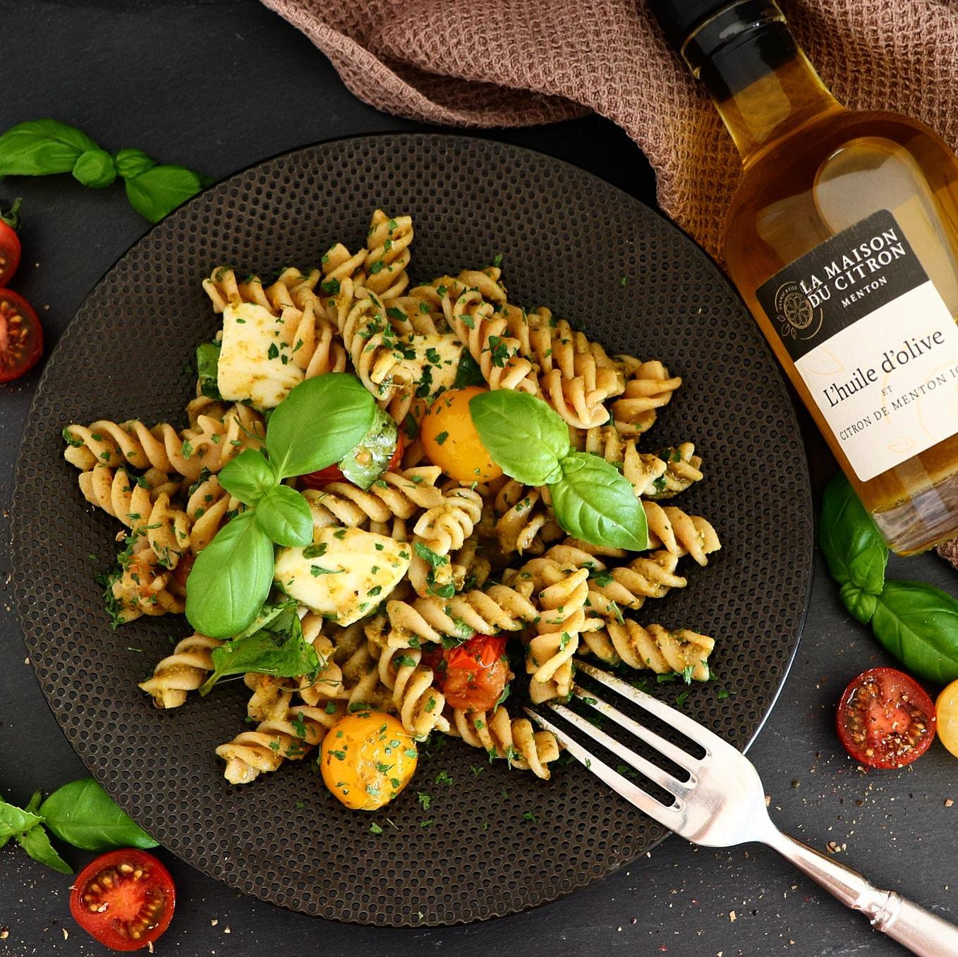 Salade de pâtes à l'huile d'olive et Citron de Menton IGP – MAISON GANNAC