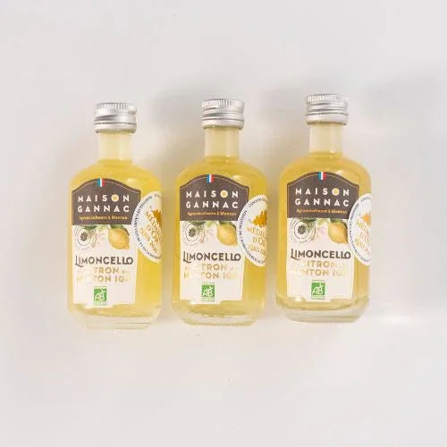 Pack - 3 limoncello BIO au Citron de Menton (5cl) – MAISON GANNAC