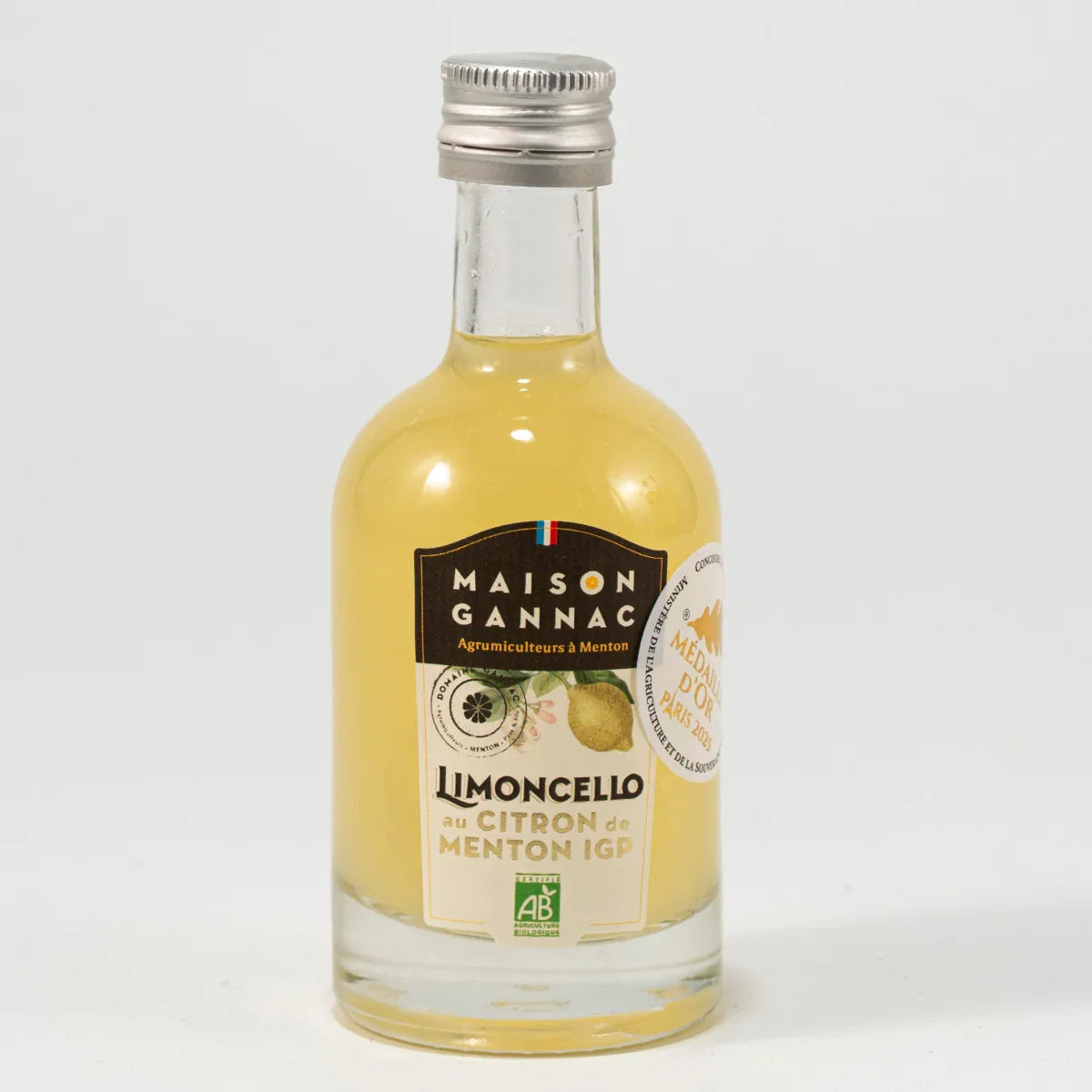 Limoncello Bio au Citron de Menton 10 cl – MAISON GANNAC