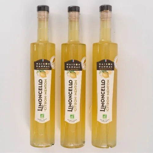 Pack - Trois Limoncello BIO au Citron de Menton (50cl) – MAISON GANNAC